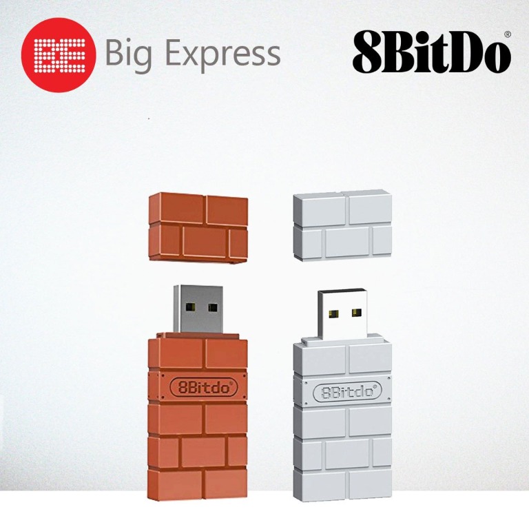 8Bitdo USB Wireless Bluetooth Adapter For Window PS5/PS4/XB1/Switch/Wii ...