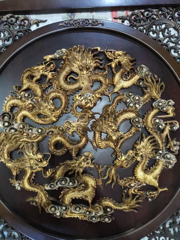9 Dragons Wood frame home decor, Furniture & Home Living, Home Decor ...