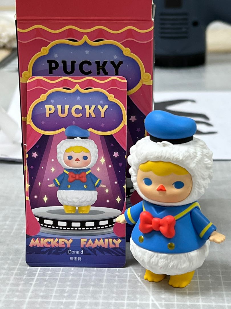(可換) 泡泡瑪特Popmark-pucky畢奇 mickey family 米奇家族 唐老鴨 盲盒, 興趣及遊戲, 玩具 & 遊戲類 ...