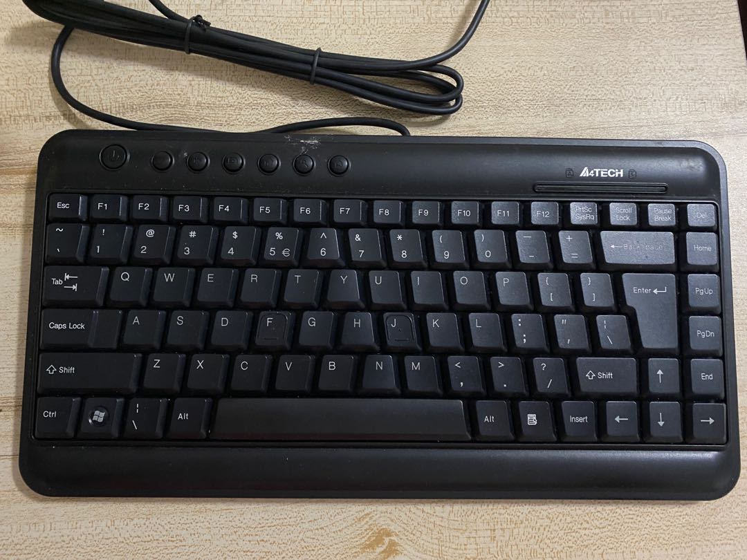 A4Tech KLS-5 wire keyboard, Computers & Tech, Parts & Accessories ...