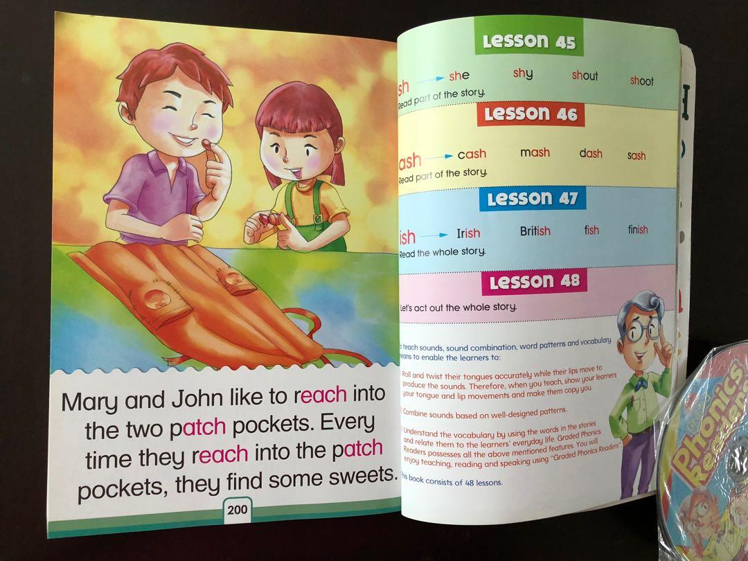 (A) English Phonics - Complete 6 Sets (B) Graded Phonics Readers (C ...