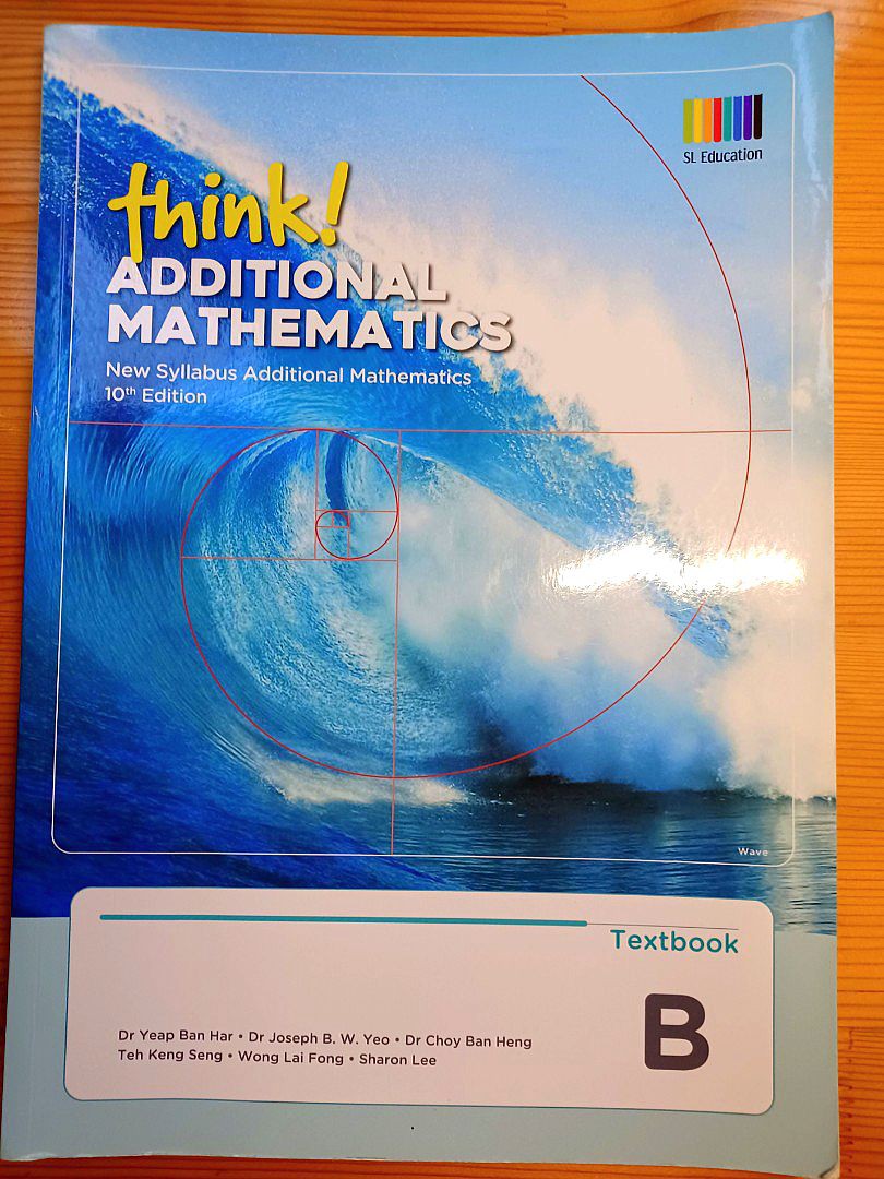 Think! SL Education Additional Mathematics Textbook B 10th Edition ...