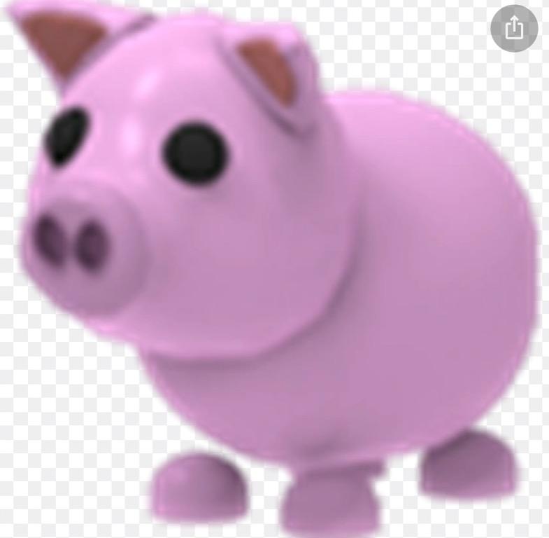 Adopt me pig from farm egg...., Video Gaming, Gaming Accessories, In ...