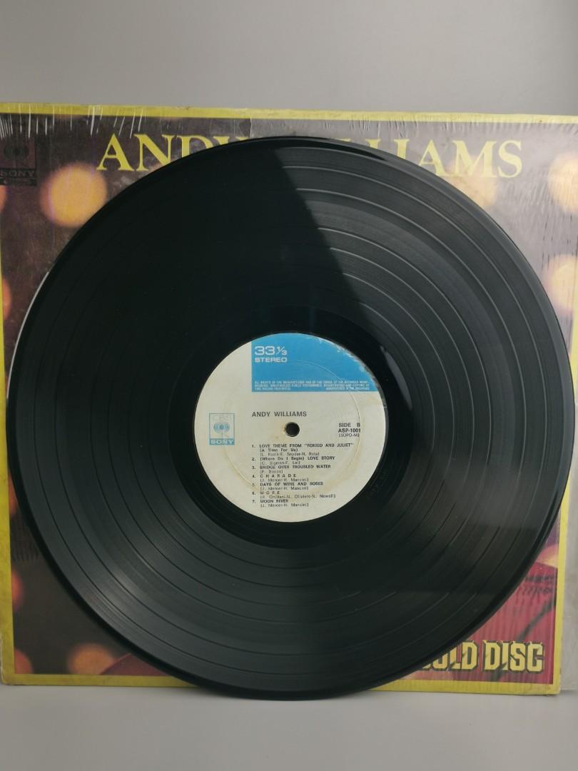Andy Williams - New Gold Disc Vinyl Record Plaka LP, Hobbies & Toys ...