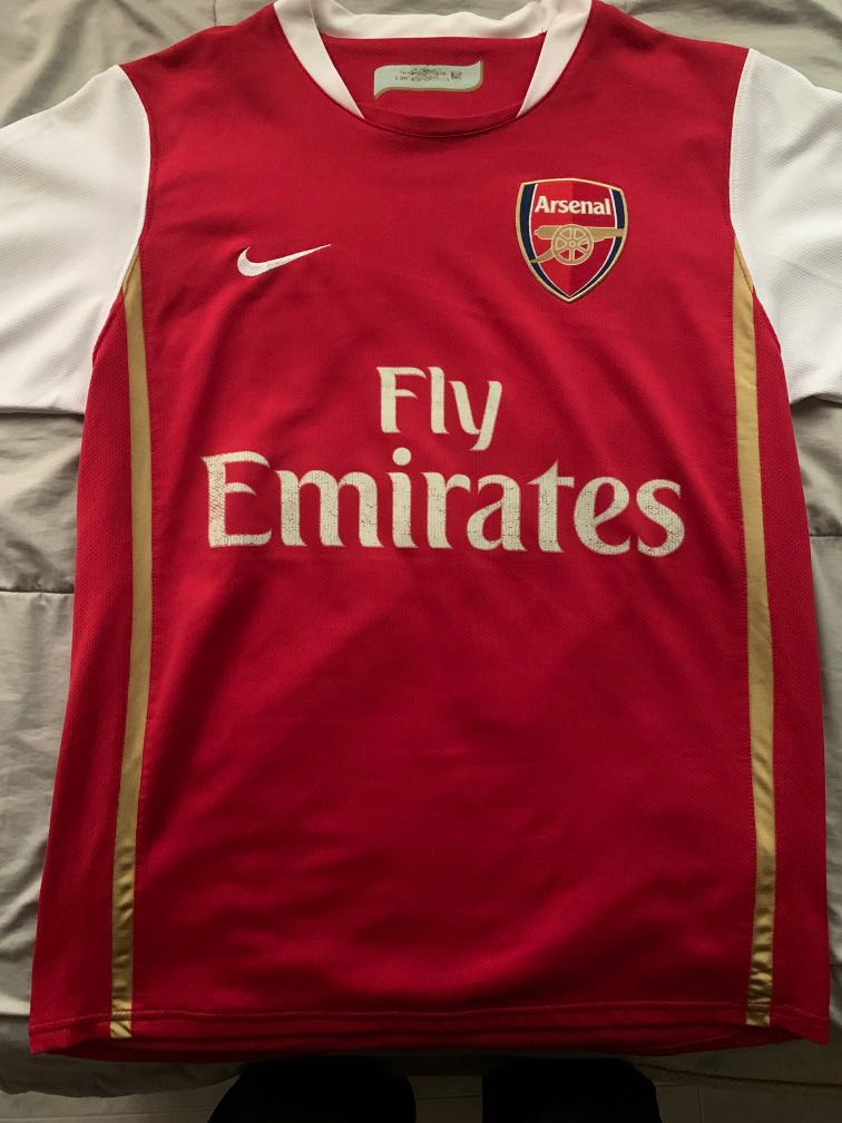 AUTHENTIC Arsenal 06/07 Home Jersey (Size S), Men's Fashion, Activewear ...