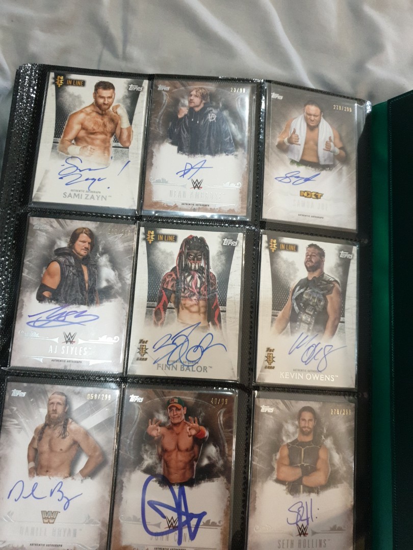 Assorted WWE Autographed Cards, Hobbies & Toys, Memorabilia ...