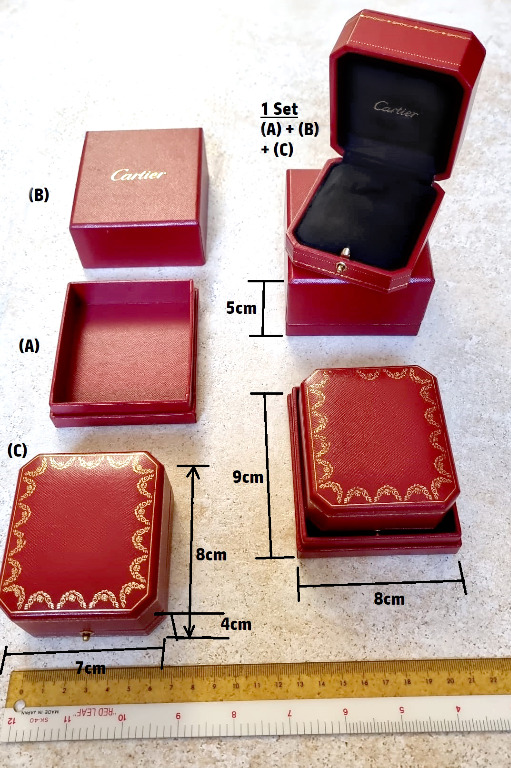 Authentic Cartier Box, Women's Fashion, Jewelry & Organisers, Accessory ...