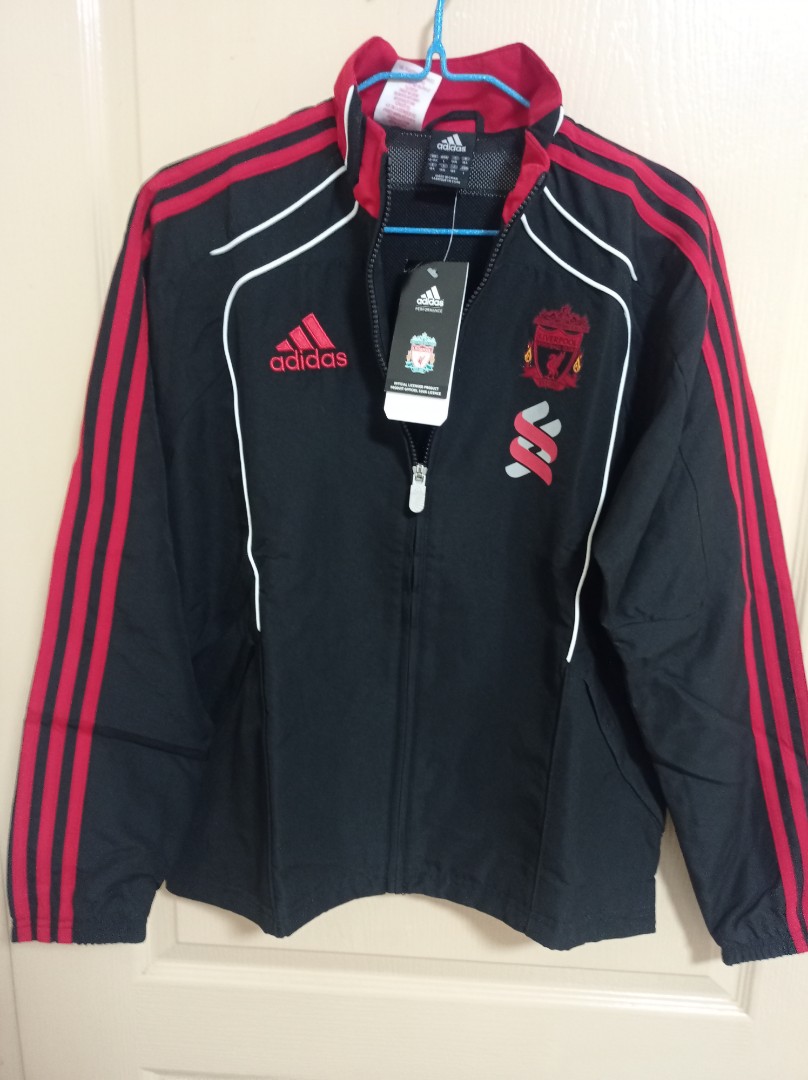 authentic liverpool adidas jacket, Men's Fashion, Activewear on Carousell
