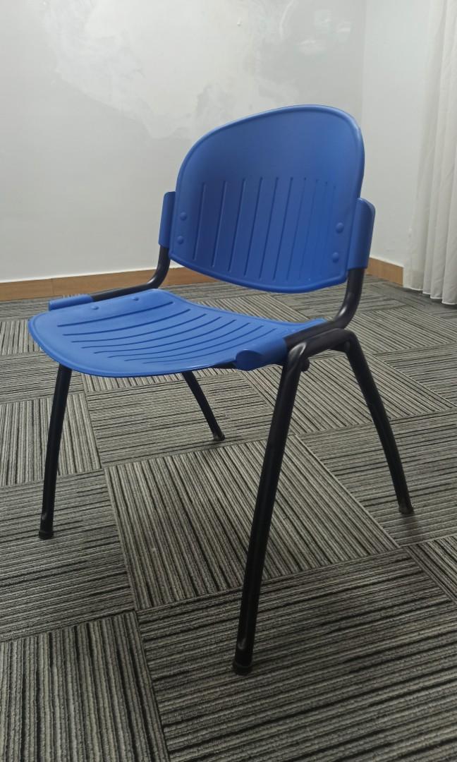 Blue Student Chair, Furniture & Home Living, Furniture, Chairs on Carousell