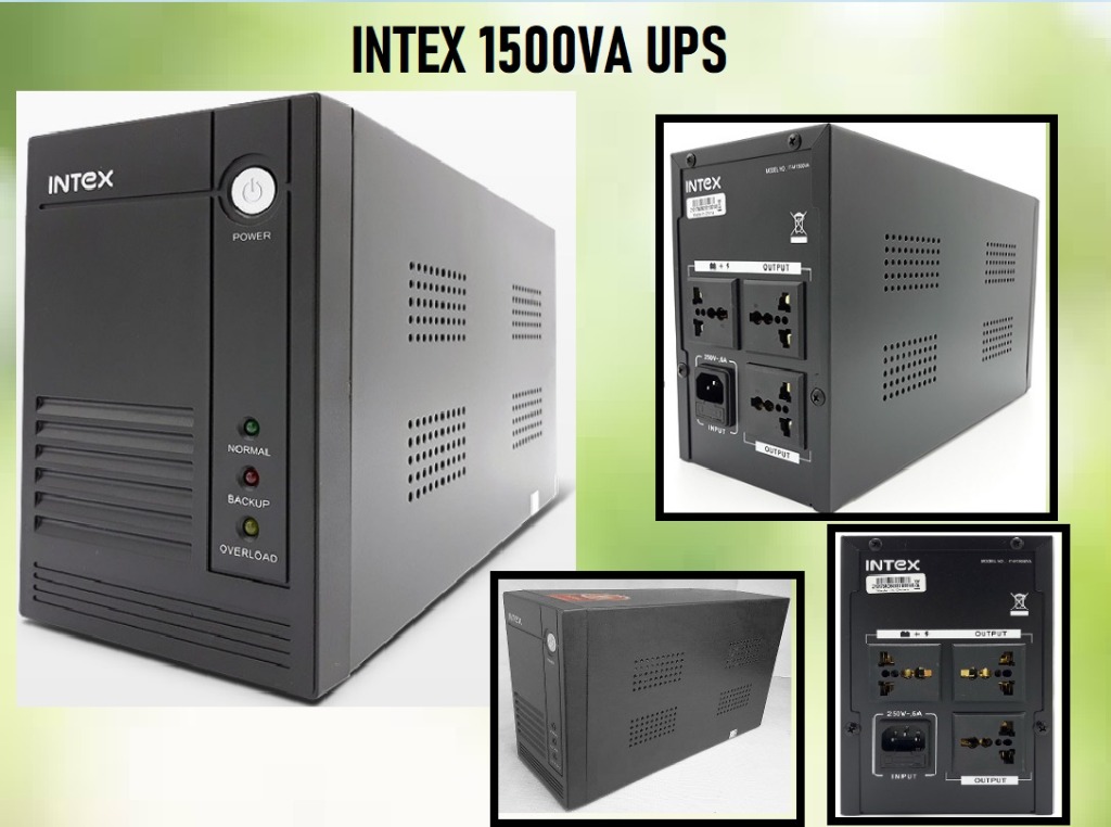 Brandnew INTEX 1500VA Uninterruptible Power Supply, Computers & Tech ...