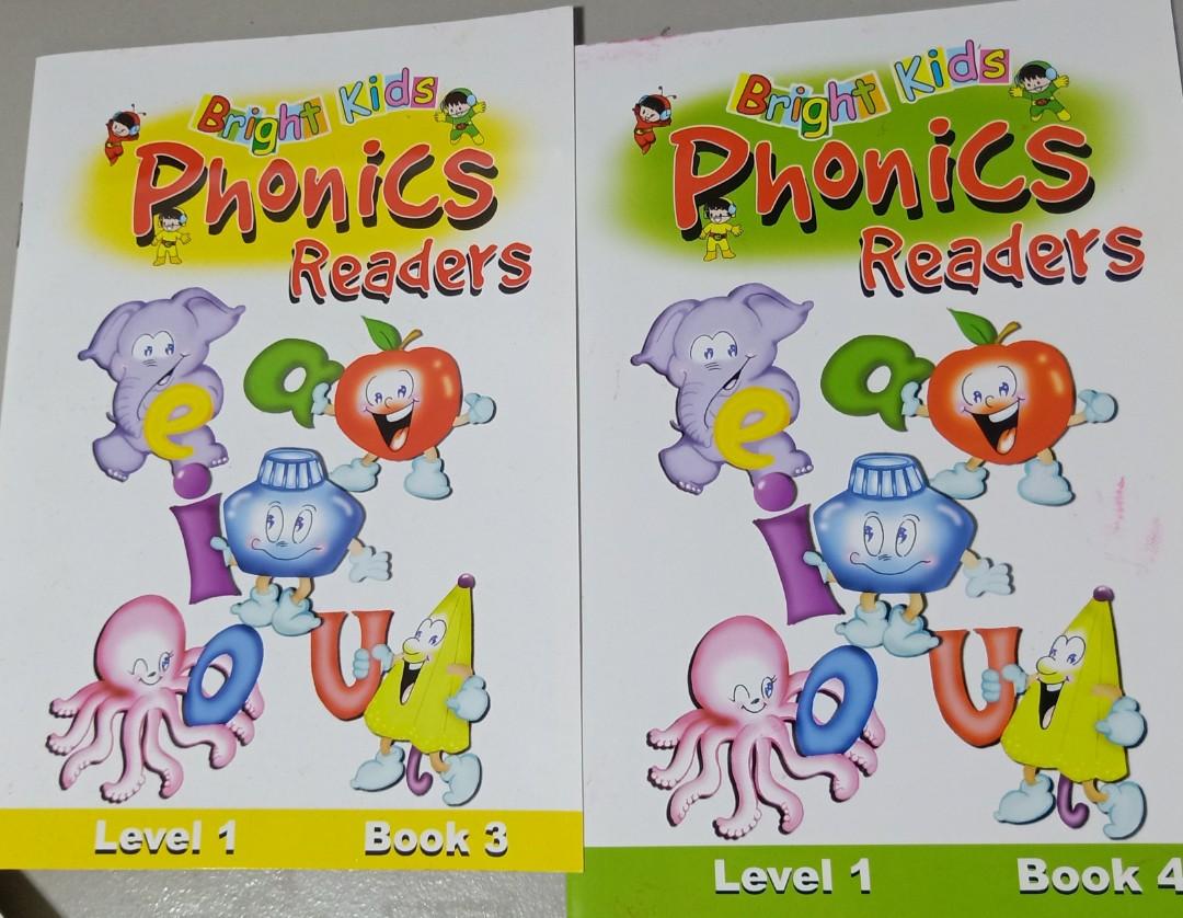 Bright Kids Phonics Books Level 1 Book 3 &4 comes with readers ...