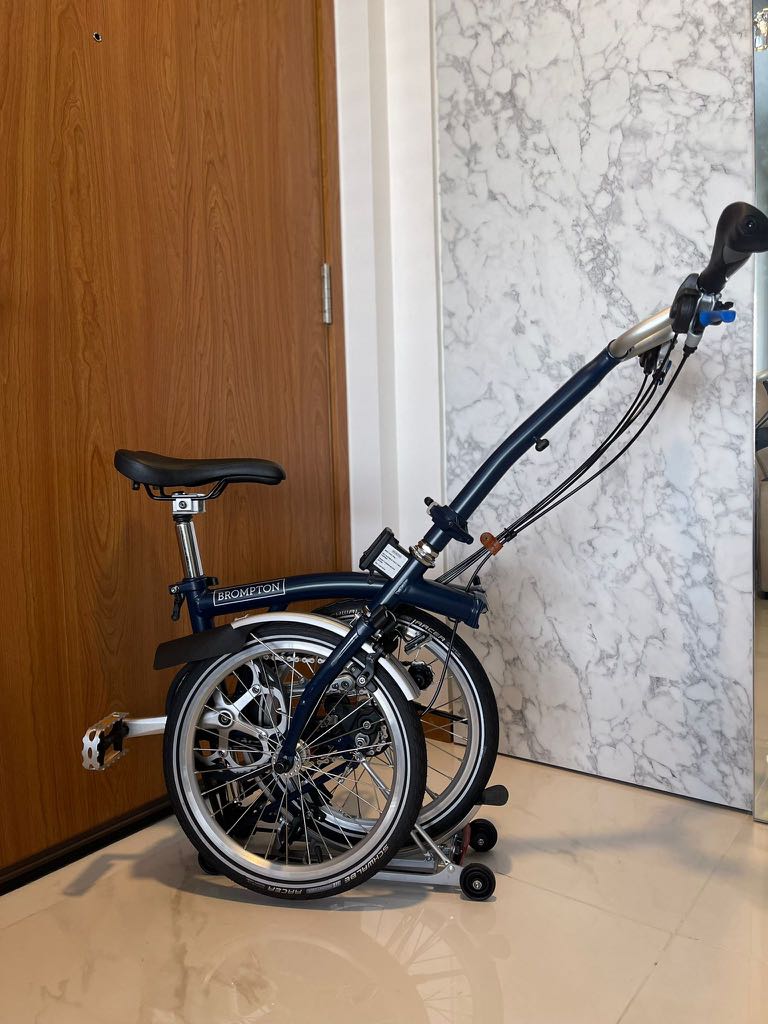 Brompton H6R Tempest Blue, Sports Equipment, Bicycles & Parts, Bicycles ...