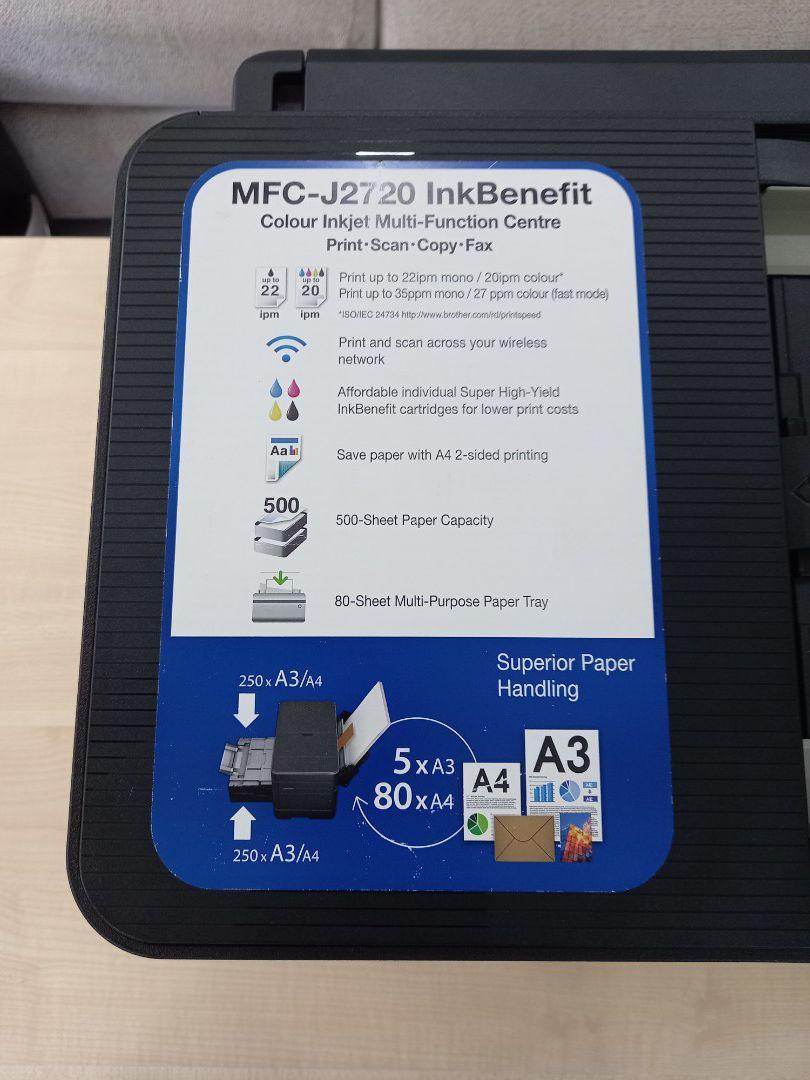 Brother A3 printer MFC J2720 ( Come refill ink cartridge ), Computers ...
