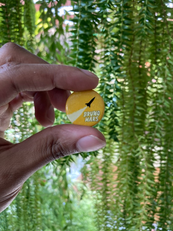 Bruno Mars - Button Badge, Hobbies & Toys, Collectibles & Memorabilia ...