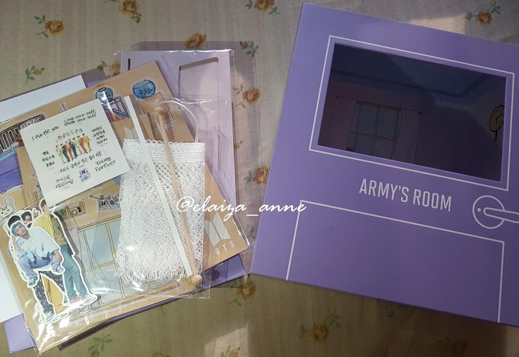 BTS Merch Box 3 Outbox & Army's Room DIY Kit, Hobbies & Toys ...
