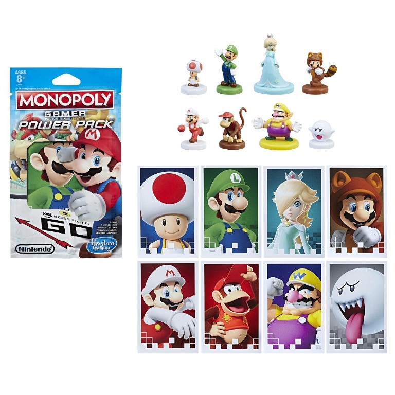 Bundle of All 8 Monopoly Gamer Edition Power Pack Pieces Complete Set ...