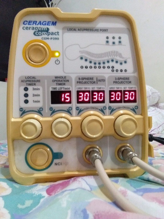 Ceragem Compact (portable model), Health & Nutrition, Assistive ...