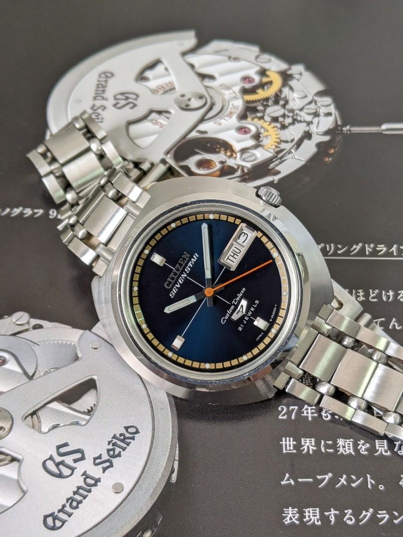 CITIZEN SEVEN STAR CUSTOM DELUXE 21 JEWELS AUTOMATIC 1970's, Luxury, Watches on Carousell