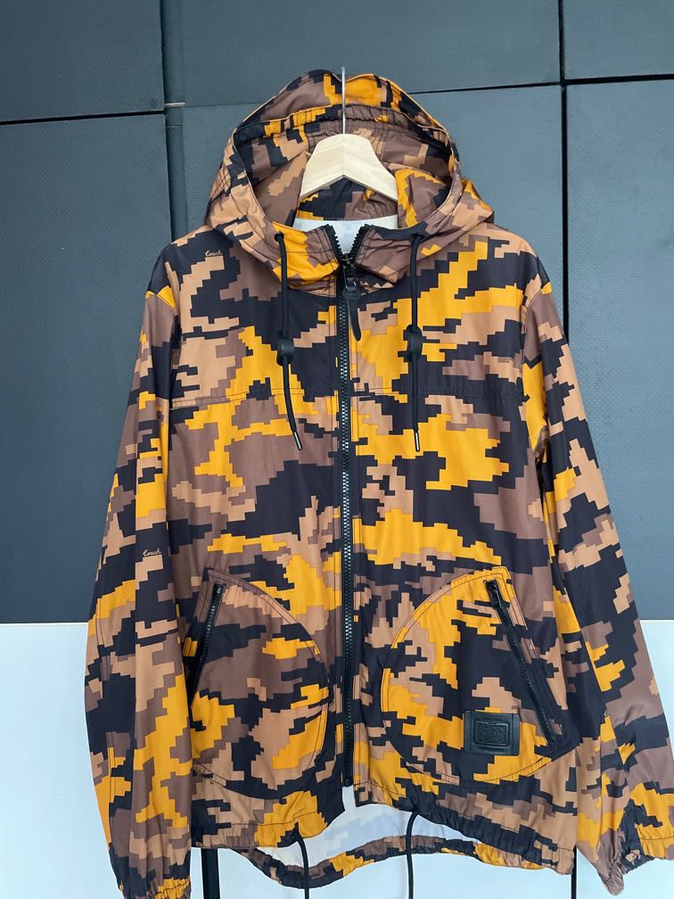 Coach Pixel Camo Windbreaker/Jacket, Men's Fashion, Coats, Jackets and ...