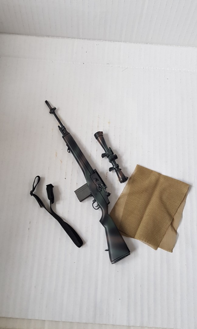 Dam toys 1/6 scale Navy Seal recon team Sniper M14 rifle, Hobbies ...
