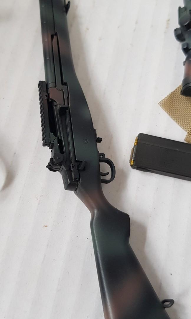 Dam toys 1/6 scale Navy Seal recon team Sniper M14 rifle, Hobbies ...