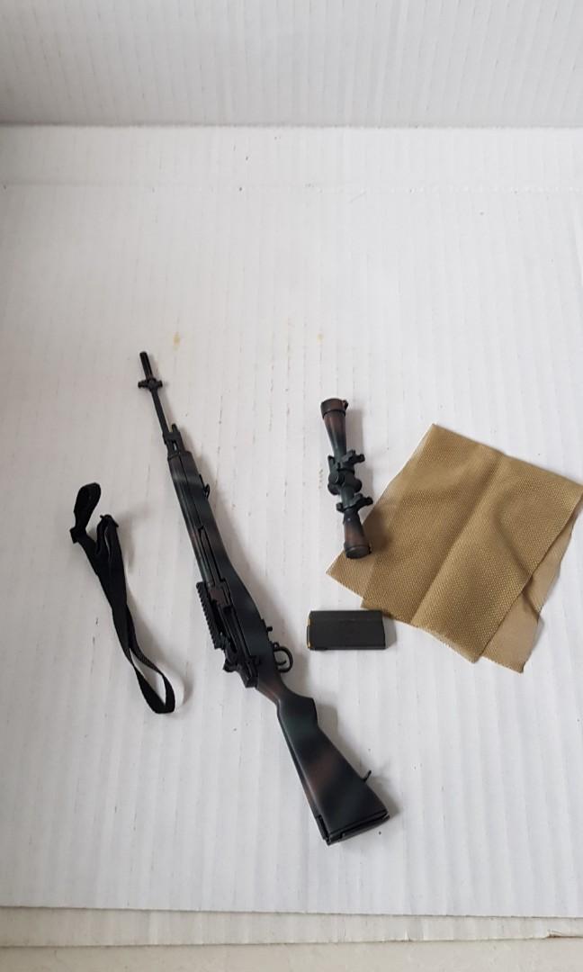 Dam toys 1/6 scale Navy Seal recon team Sniper M14 rifle, Hobbies ...