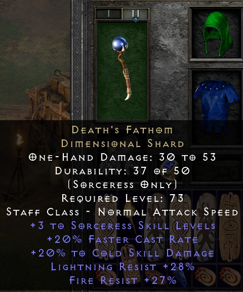 Death Fathom Dimensional Shard: Diablo 2 Resurrected, Video Gaming ...