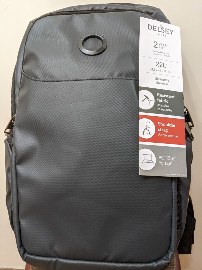 Delsey Parvis Plus 15.6" Backpack, 男裝, 袋, 背包 - Carousell