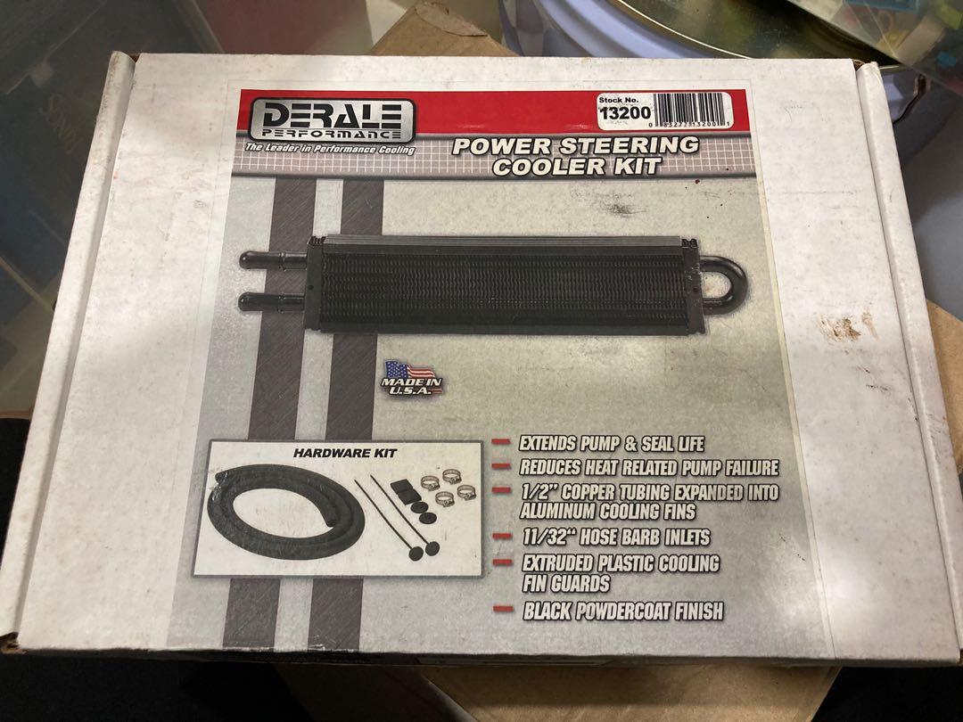 Derale 13200 Power Steering/Trans Cooler Kit, Car Accessories ...