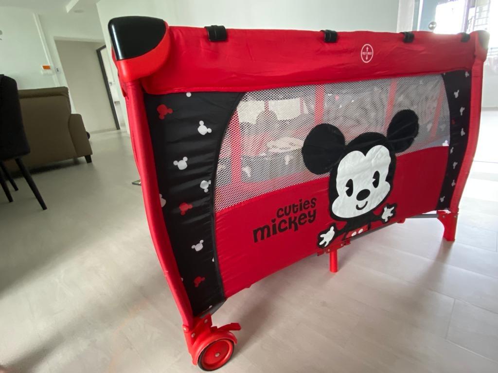 Disney Mickey Mouse Playpen, Babies & Kids, Baby Nursery & Kids ...