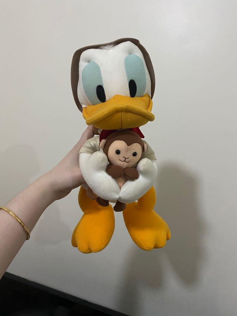 Donald Duck with monkey, Hobbies & Toys, Toys & Games on Carousell