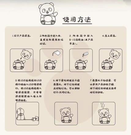 doTERRA Panda Diffuser (birthday anniversary farewell graduation ...