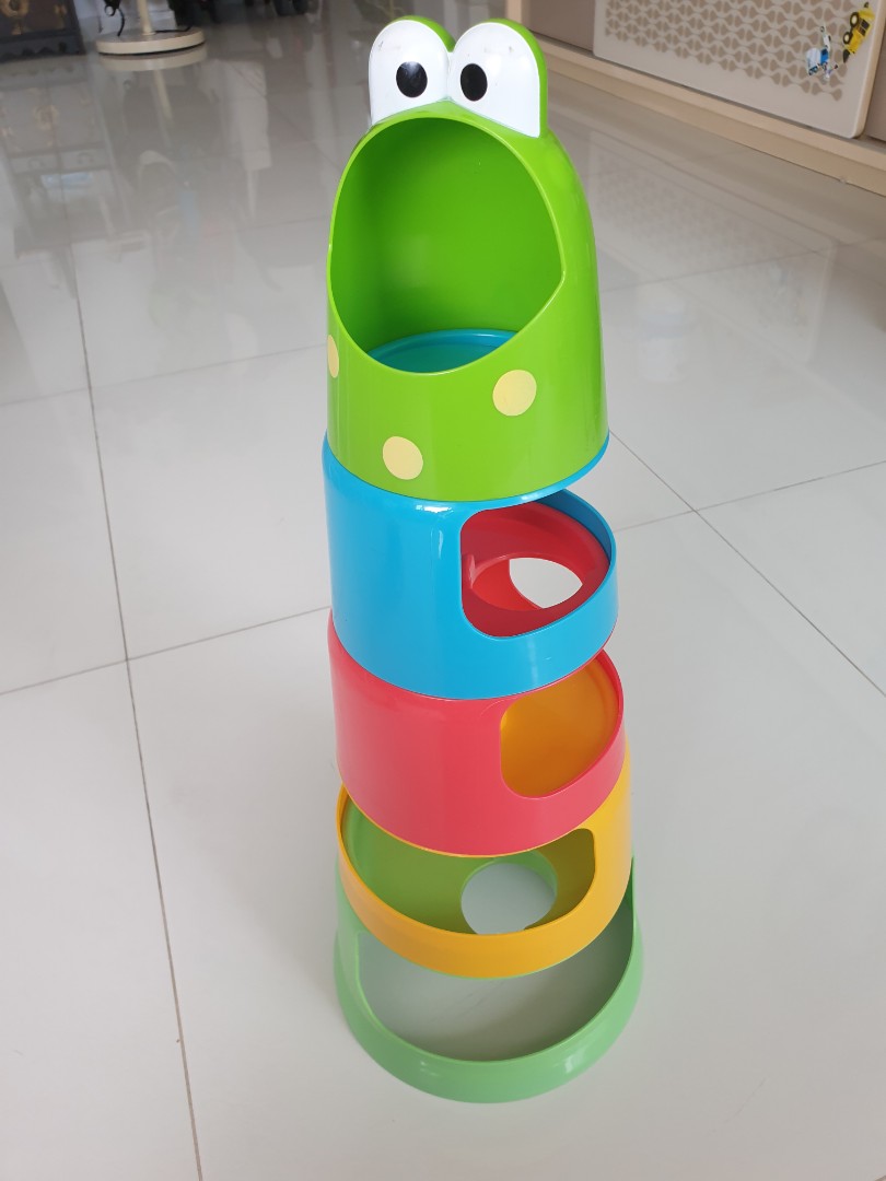 ELC stacking ball tower, Babies & Kids, Infant Playtime on Carousell