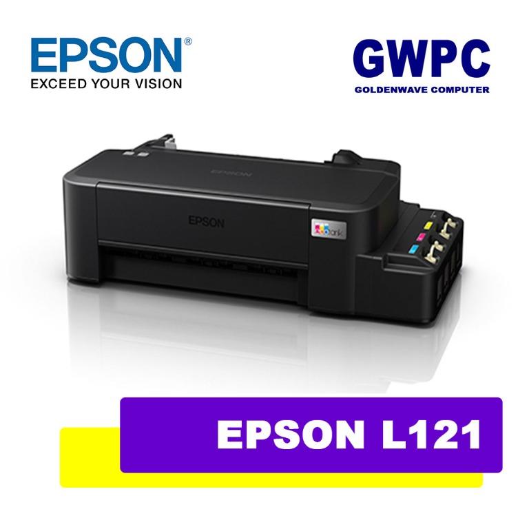 Epson L121 EcoTank A4 Ink Tank Printer, Computers & Tech, Printers ...
