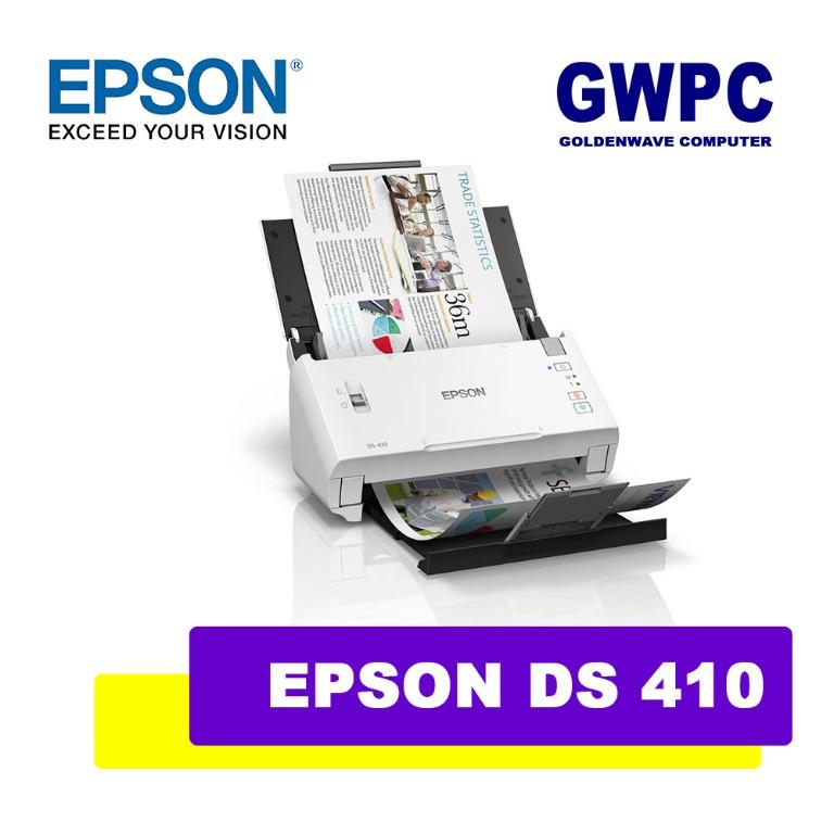 Epson WorkForce DS-410 A4 Duplex Sheet-fed Document Scanner, Computers ...