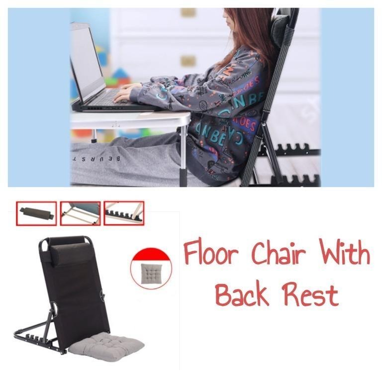 Floor Chair With Back Rest, Furniture & Home Living, Furniture, Chairs ...