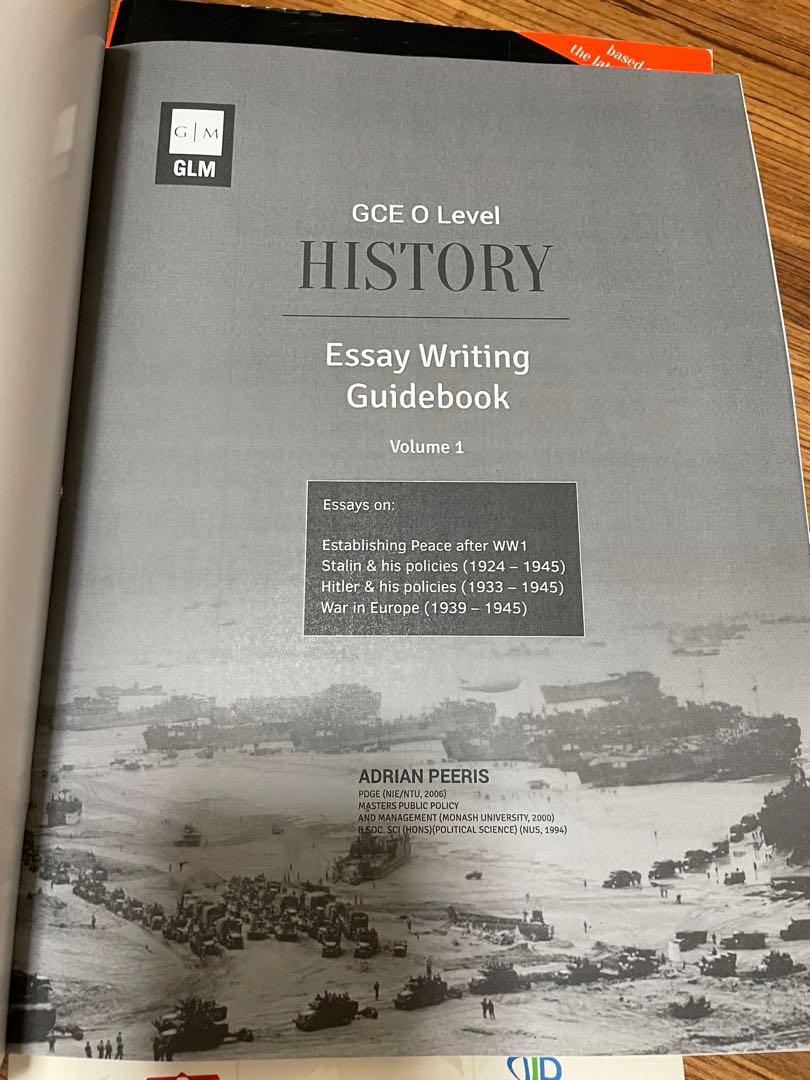 GCE O level History Essay Writing Guidebook, Hobbies & Toys, Books ...
