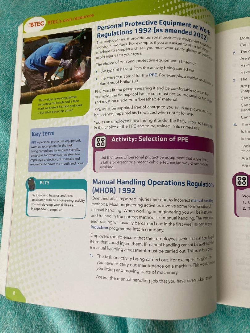 GCSE BTEC ENGINEERING LVL 2, 興趣及遊戲, 書本 & 文具, 教科書 - Carousell