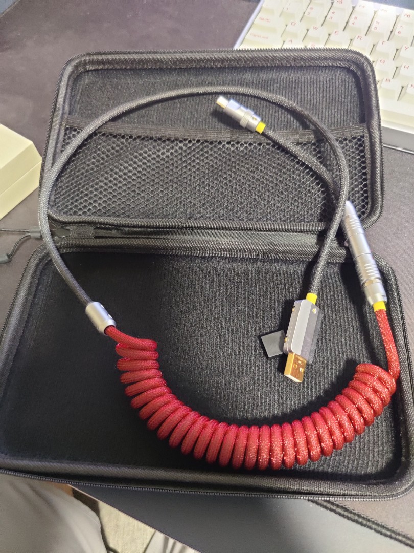 Geek cable coiled cable, Computers & Tech, Parts & Accessories ...