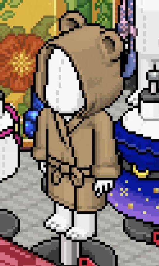 Habbo rare Teddy Dressing gown, Video Gaming, Gaming Accessories, In ...