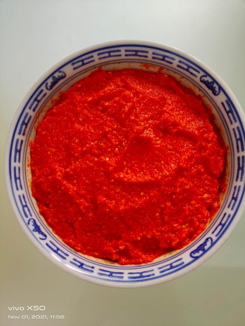 Homemade red hot fresh chilli paste 180g, Food & Drinks, Homemade Bakes ...