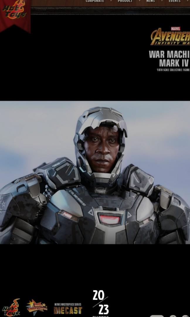 Hot Toys Avengers Infinity War War Machine, Hobbies & Toys, Toys ...