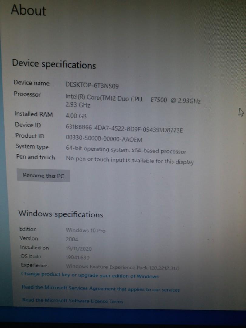 HP Compaq 4000 Pro Desktop PC, Computers & Tech, Desktops on Carousell