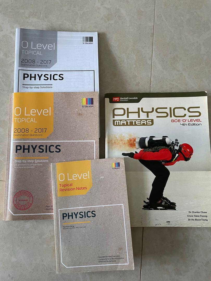OLevel Physics text book and assessment book with answer sheet, Hobbies ...