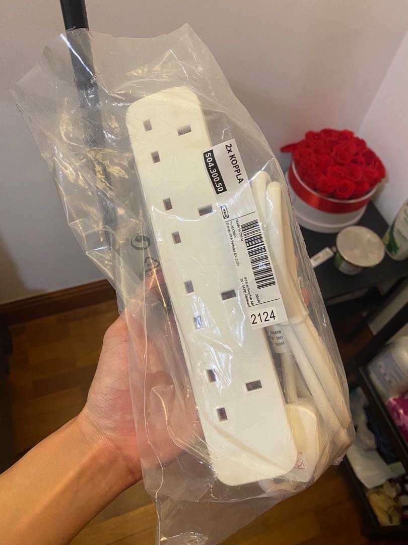 IKEA Extension Socket, TV & Home Appliances, Electrical, Adaptors ...