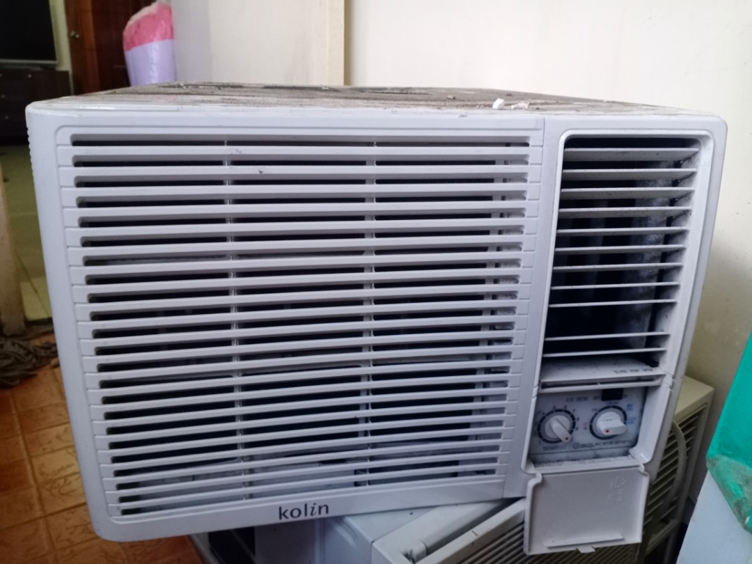 Kolin 1.0hp Window Type Aircon, Furniture & Home Living, Furniture ...