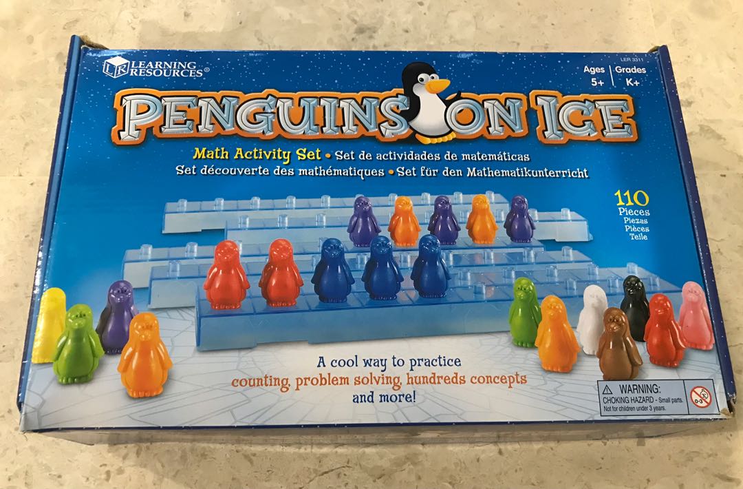 Learning Resources - Penguins on Ice Math Activity Set, Hobbies & Toys ...