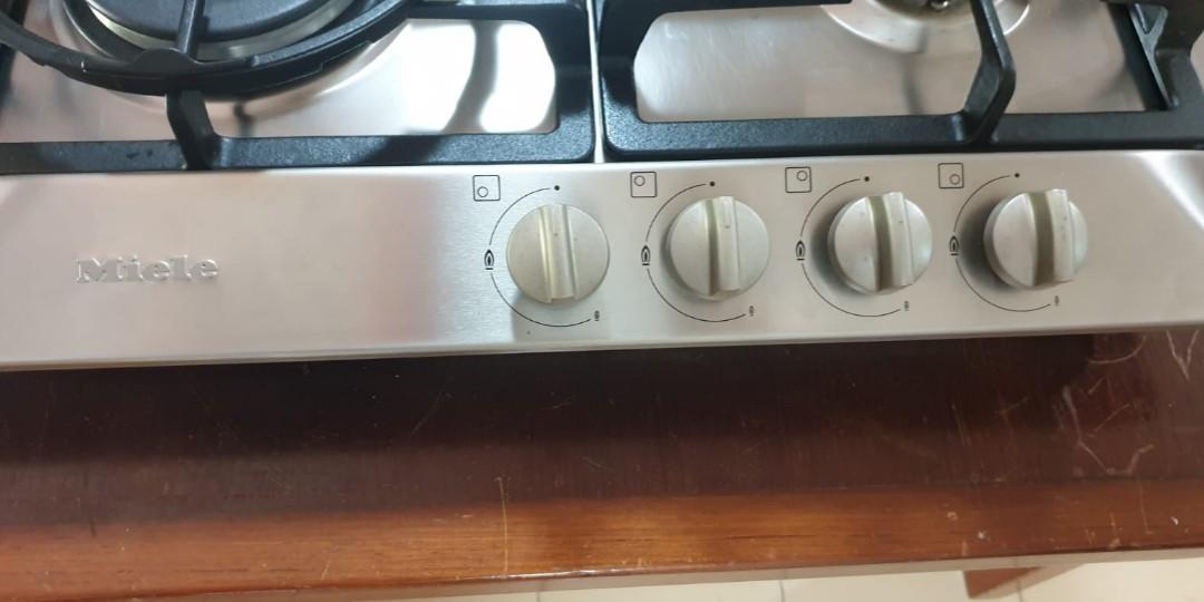 Miele gas Hob Km362-1g, TV & Home Appliances, Kitchen Appliances ...