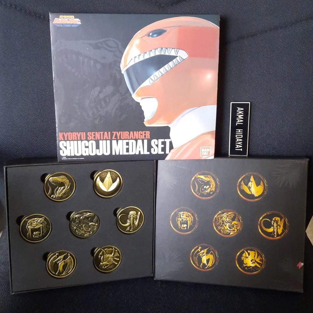 Mighty Morphin Power Rangers Shugoju Medal Zyuranger MMPR, Hobbies ...