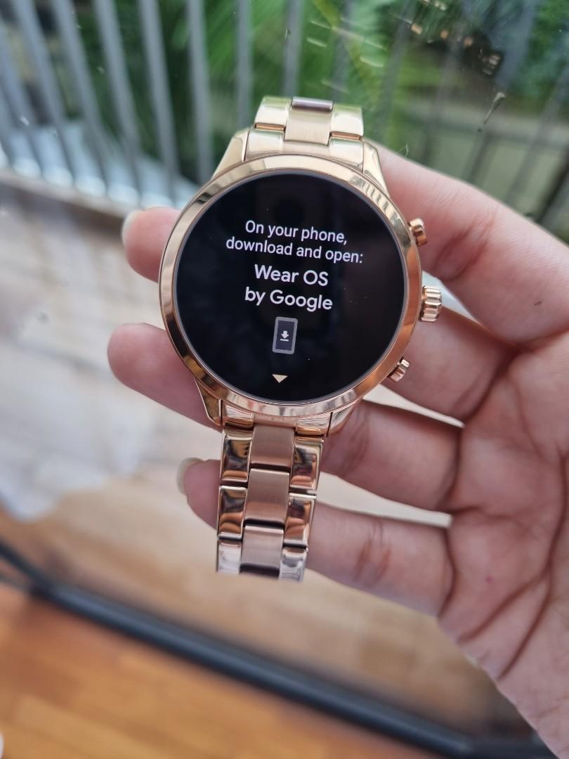 MK Smart Watch Gold, Luxury, Watches on Carousell